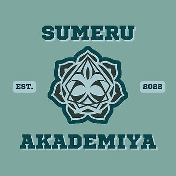 "Genshin Impact Sumeru Akademiya Varsity" Sticker for Sale by ...