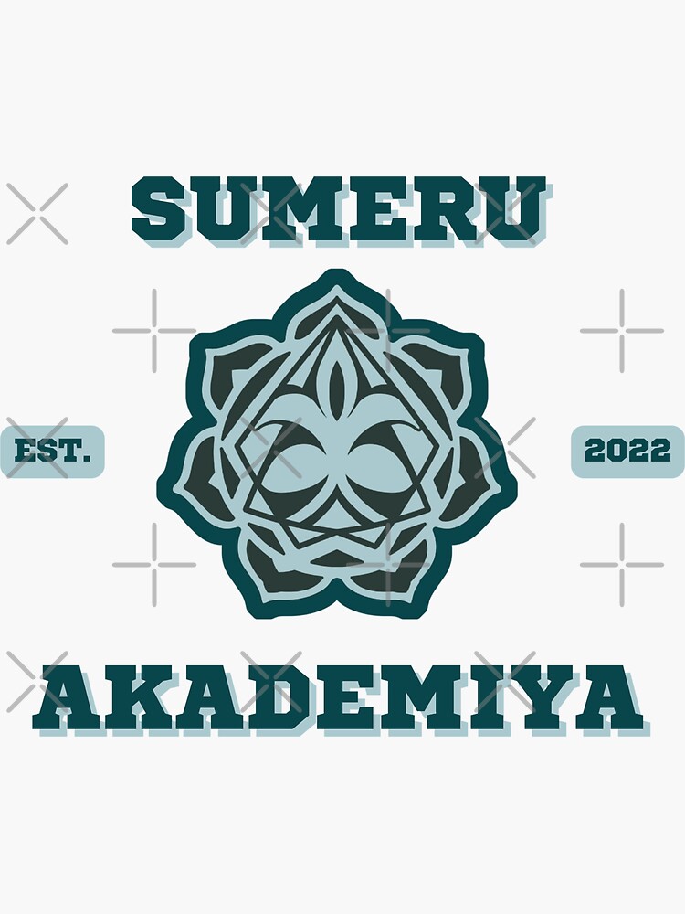 "Genshin Impact Sumeru Akademiya Varsity" Sticker for Sale by ...