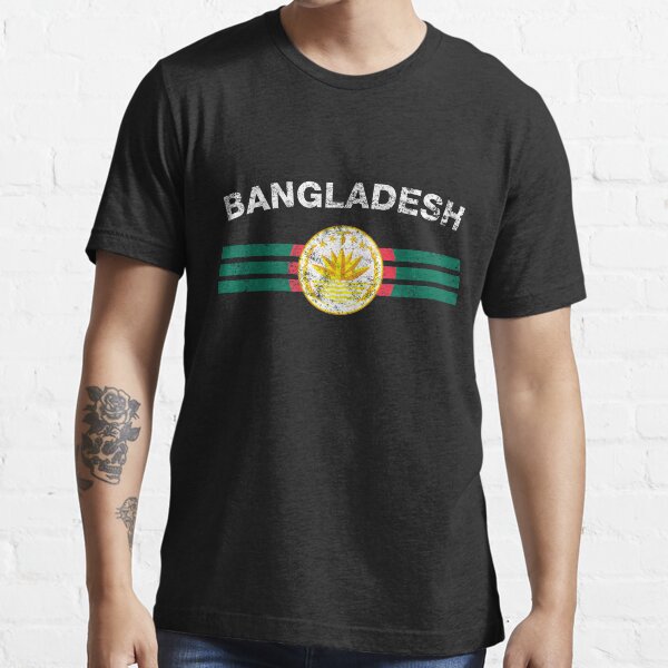 "Bangladeshi Flag Shirt - Bangladeshi Emblem & Bangladesh Flag Shirt" T ...