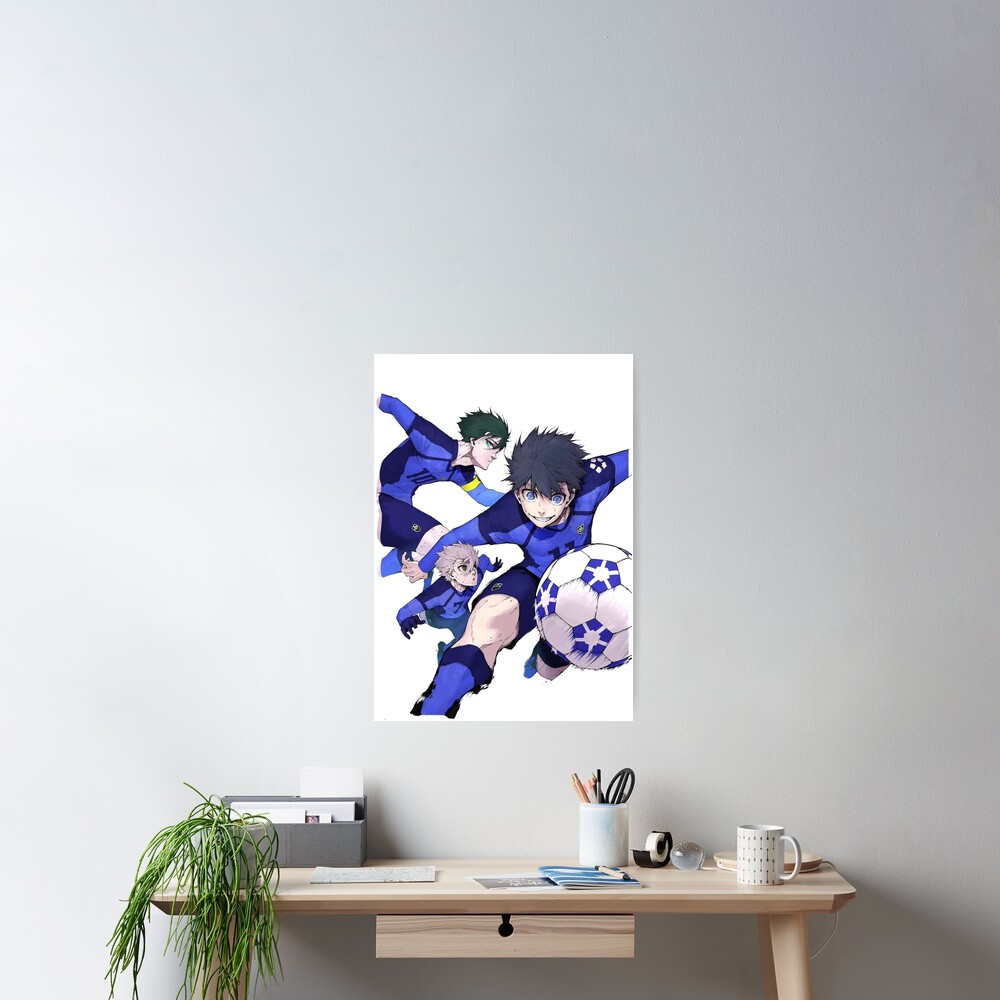 "Blue Lock Days Isagi & Rin & Nagi | Blue-Lock" Poster for Sale by ...