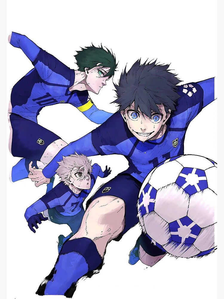 "Blue Lock Days Isagi & Rin & Nagi | Blue-Lock" Art Print for Sale by ...