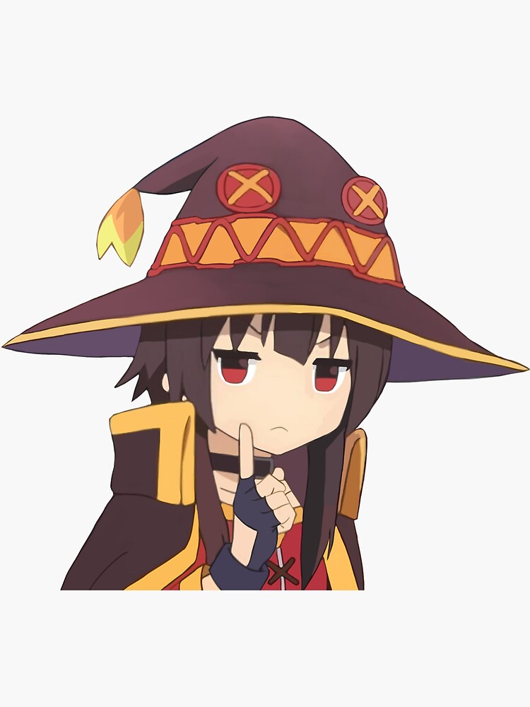 "Megumin - Konosuba" Sticker for Sale by Animelove1000 | Redbubble