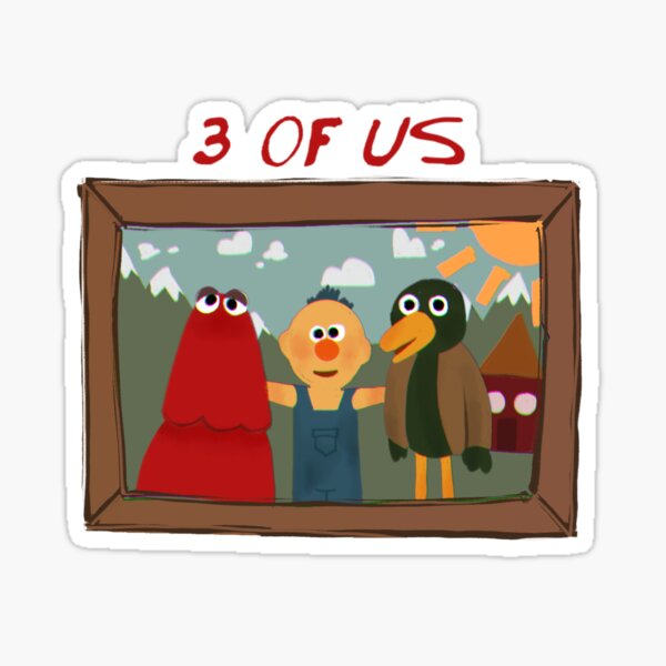 "Just 3 of Us DHMIS" Sticker for Sale by cabrazz | Redbubble