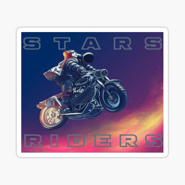 "stars riders " Sticker for Sale by Karak1989 | Redbubble