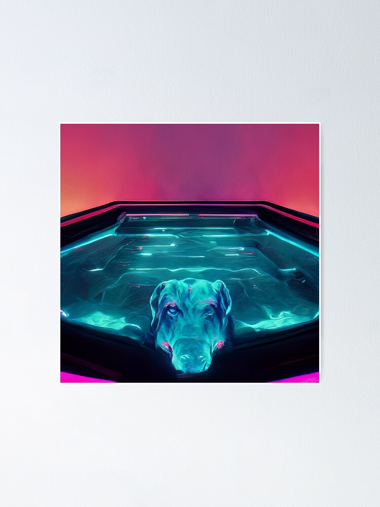 "Synthwave Pool Dane " Poster for Sale by ChaeAnsley | Redbubble