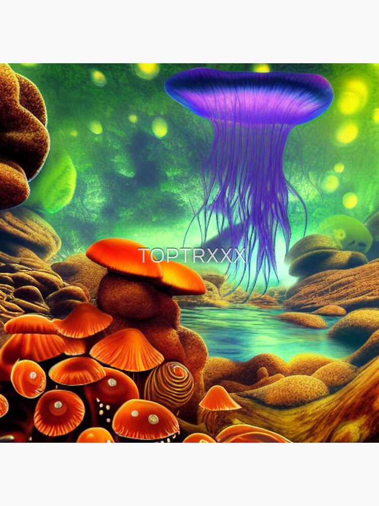 "Blue Bell hangs out with the Shroom Mates." Sticker for Sale by ...