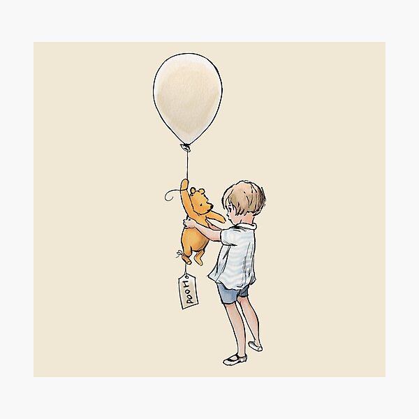"Classic Winnie the Pooh - Christopher Robin and Pooh" Photographic ...