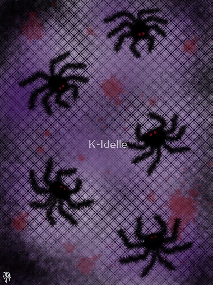 "Crawling Spiders" Sticker for Sale by K-Idelle | Redbubble