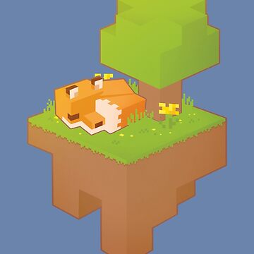 "Minecraft Fox" Sticker for Sale by SagGason | Redbubble