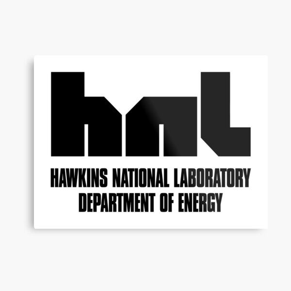 Hawkins National Laboratory Metal Prints | Redbubble