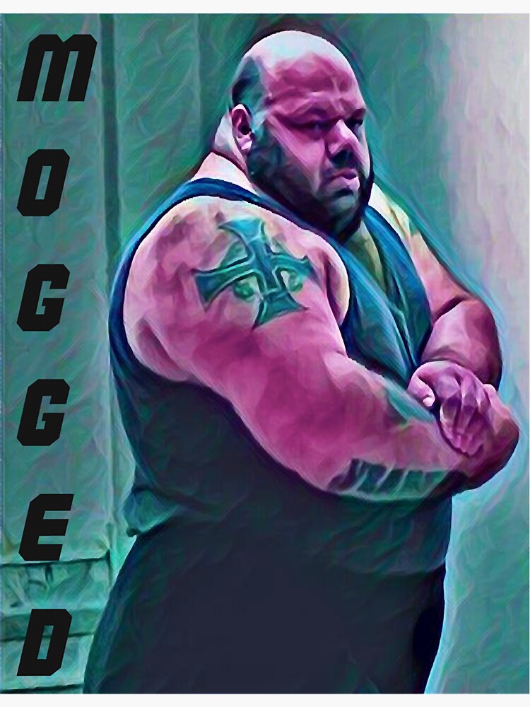 "Kyriakos-Grizzly-Mogged-Essential" Sticker for Sale by BrittaniKreger1 ...