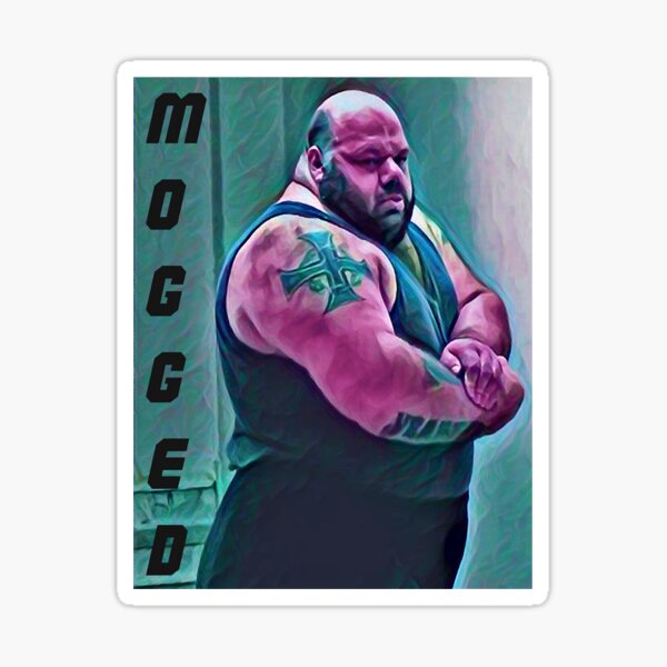 "Kyriakos-Grizzly-Mogged-Essential" Sticker for Sale by BrittaniKreger1 ...