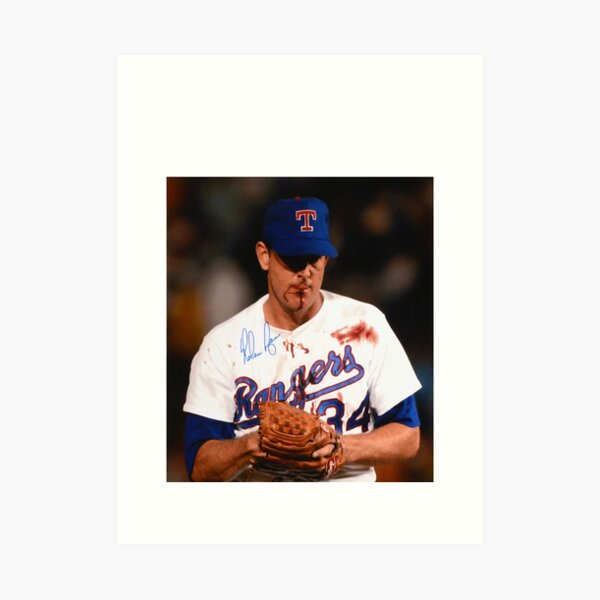 "Nolan-Ryan-blood-Classic" Art Print for Sale by KitAllen | Redbubble