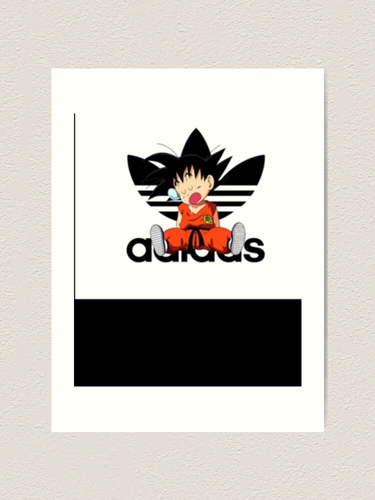 "Goku logo" Art Print for Sale by DarbieSeymour | Redbubble