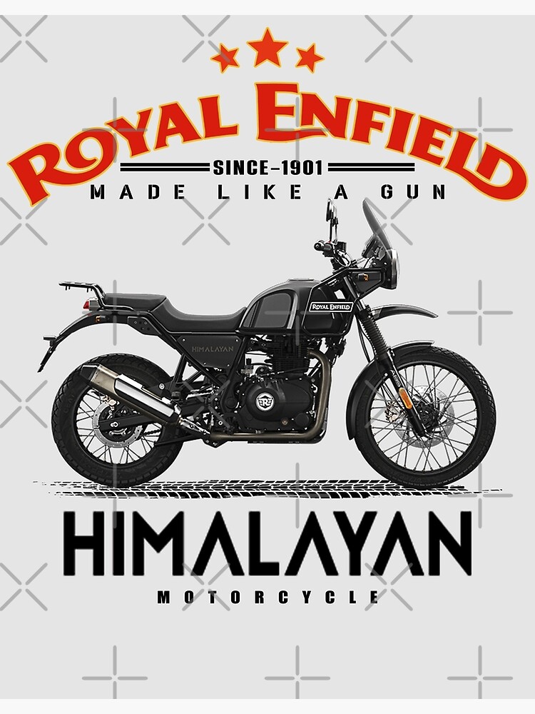 " Graphic Designs of Royal Enfield Himalayan" Poster for Sale by ...