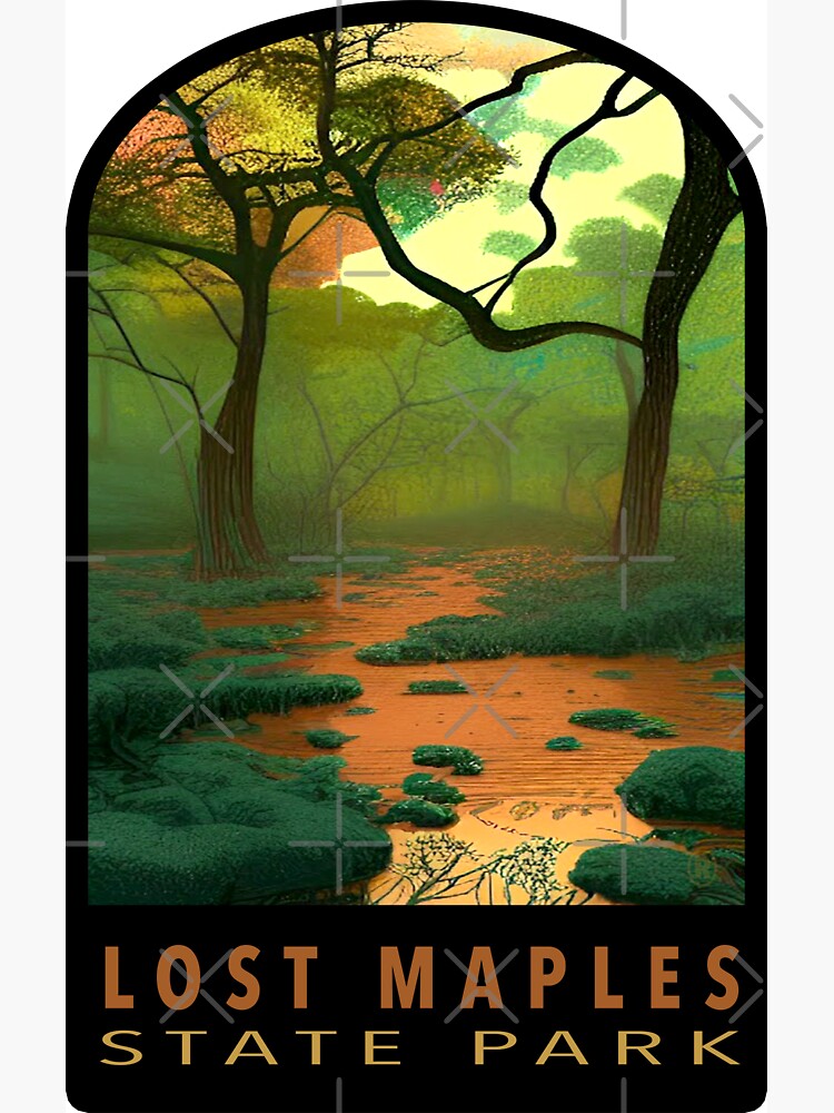 "Lost Maples State Park Texas" Magnet for Sale by CattlettArt | Redbubble