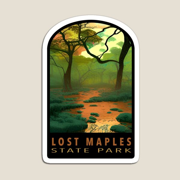 "Lost Maples State Park Texas" Magnet for Sale by CattlettArt | Redbubble
