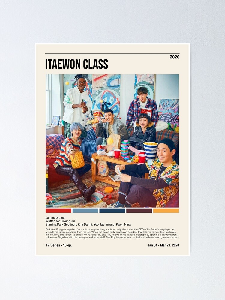 "Itaewon Class / 2020 (kdrama)" Poster for Sale by LadyPPink | Redbubble