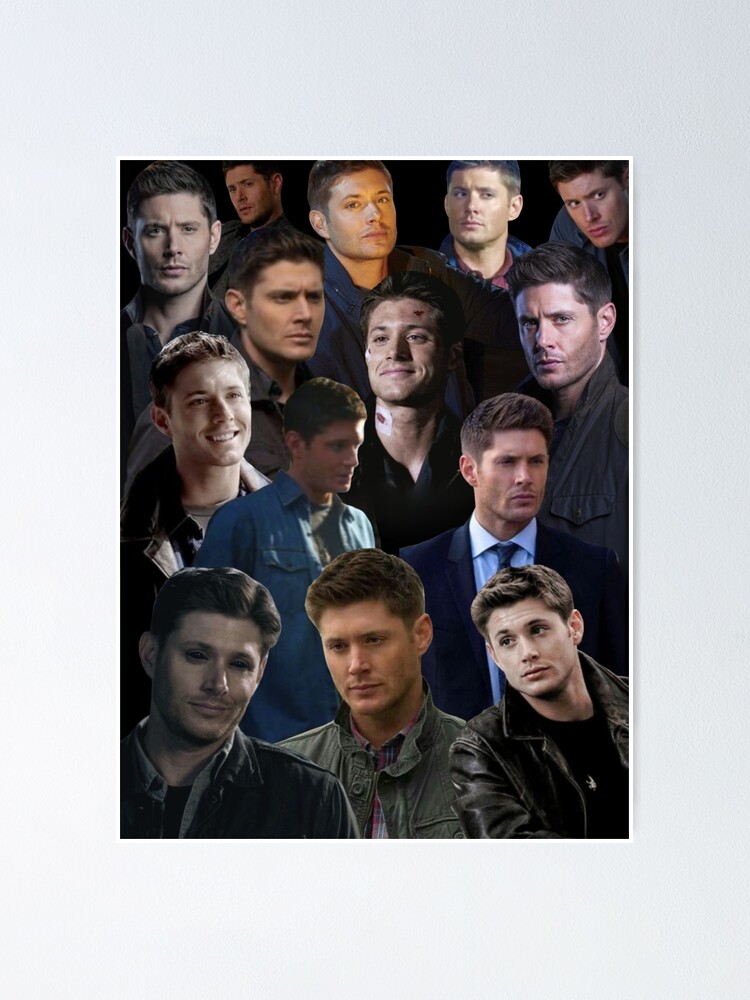 "Dean Winchester collage" Poster for Sale by Lokis-Queen | Redbubble