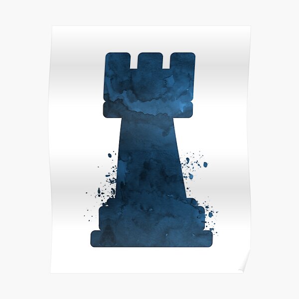 "Chess - Rook" Poster by TheJollyMarten | Redbubble