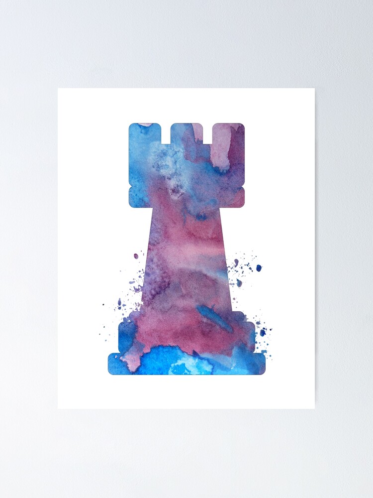 "Chess - Rook" Poster by TheJollyMarten | Redbubble
