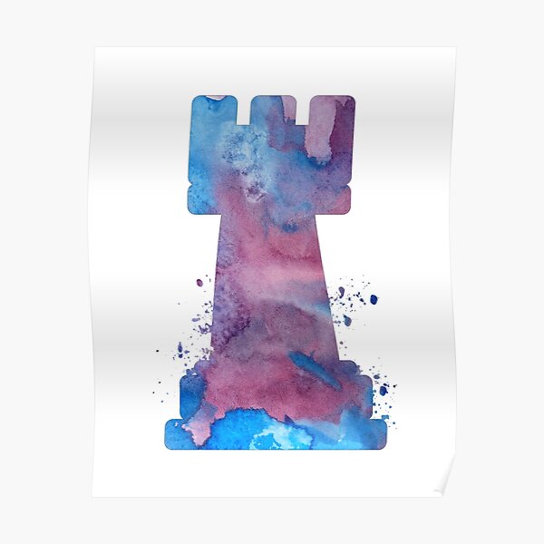 "Chess - Rook" Poster by TheJollyMarten | Redbubble