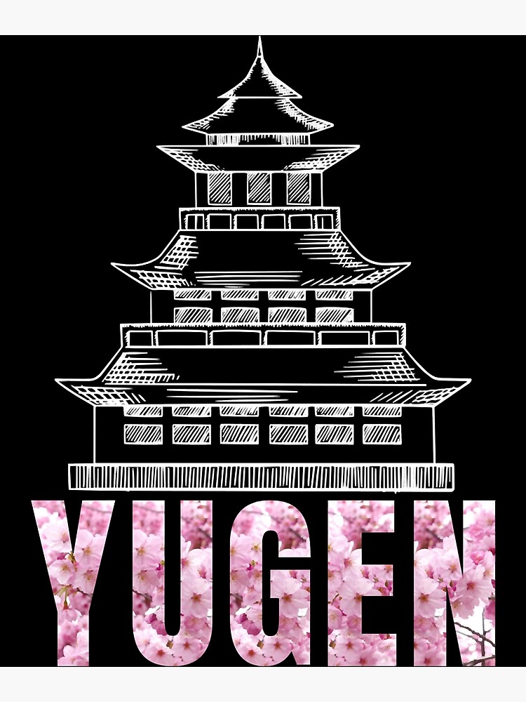 "Yugen -Japanese Temple" Poster for Sale by MinistryofTee | Redbubble