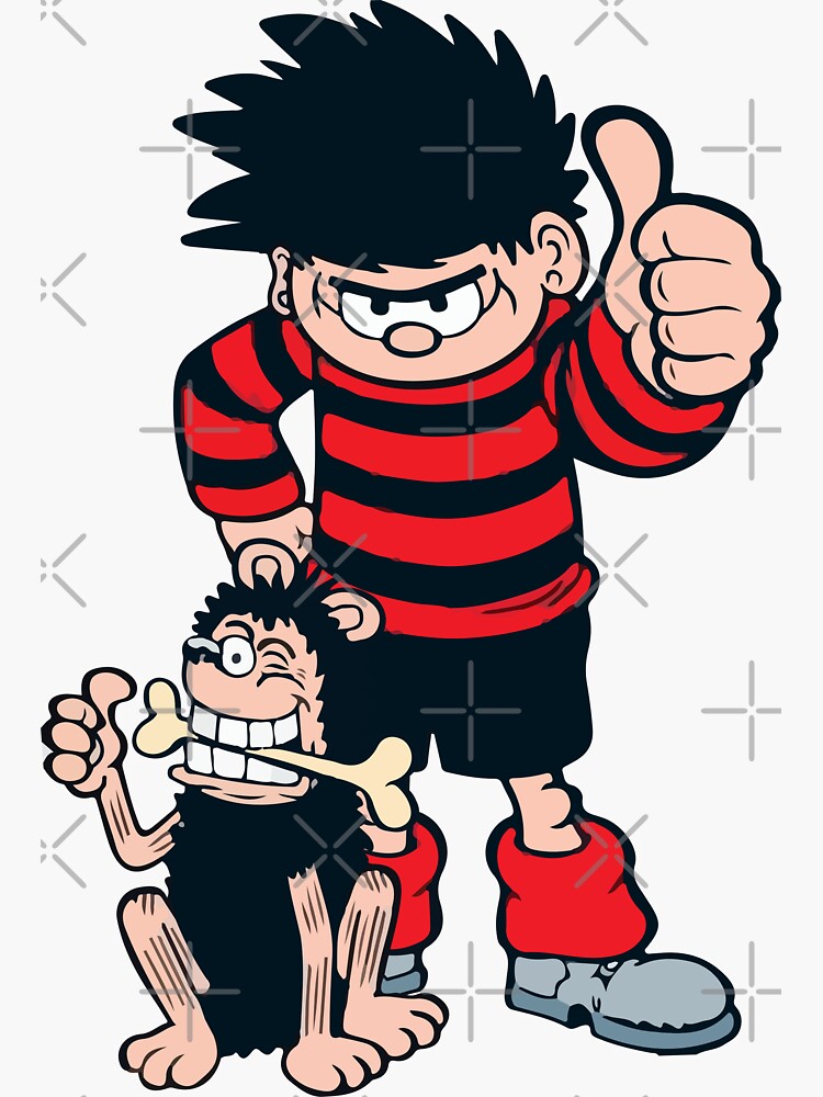 "The Beano Merch" Sticker for Sale by xxXVintageXxx | Redbubble