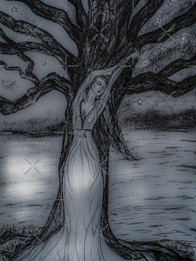 "Arduinna Celtic Goddess of the Forests" Poster for Sale by LysaKarell ...