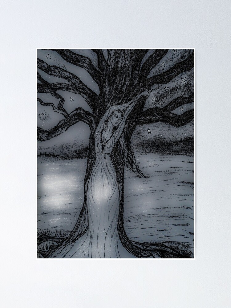"Arduinna Celtic Goddess of the Forests" Poster for Sale by LysaKarell | Redbubble