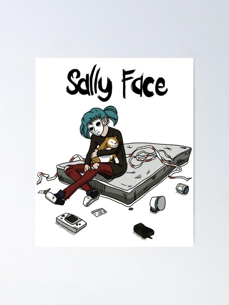 "Sally Face " Poster for Sale by EmotionnDsCA | Redbubble