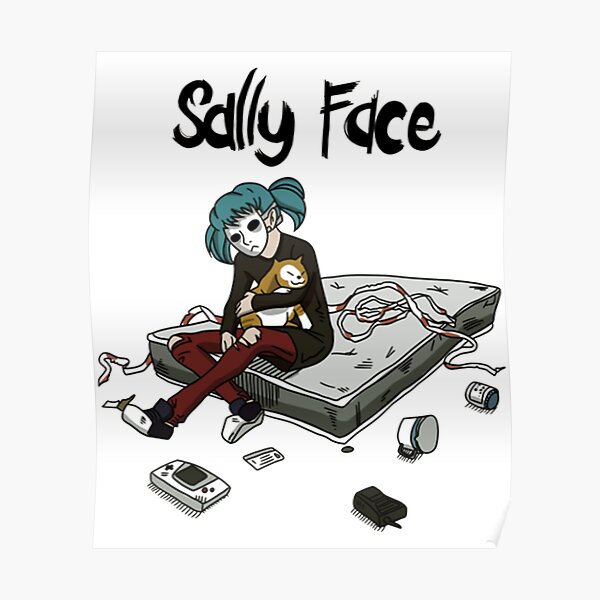 "Sally Face " Poster for Sale by EmotionnDsCA | Redbubble