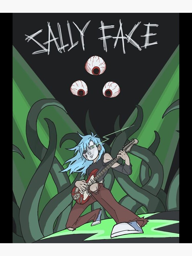 "Sally Face " Poster for Sale by EmotionnDsCA | Redbubble