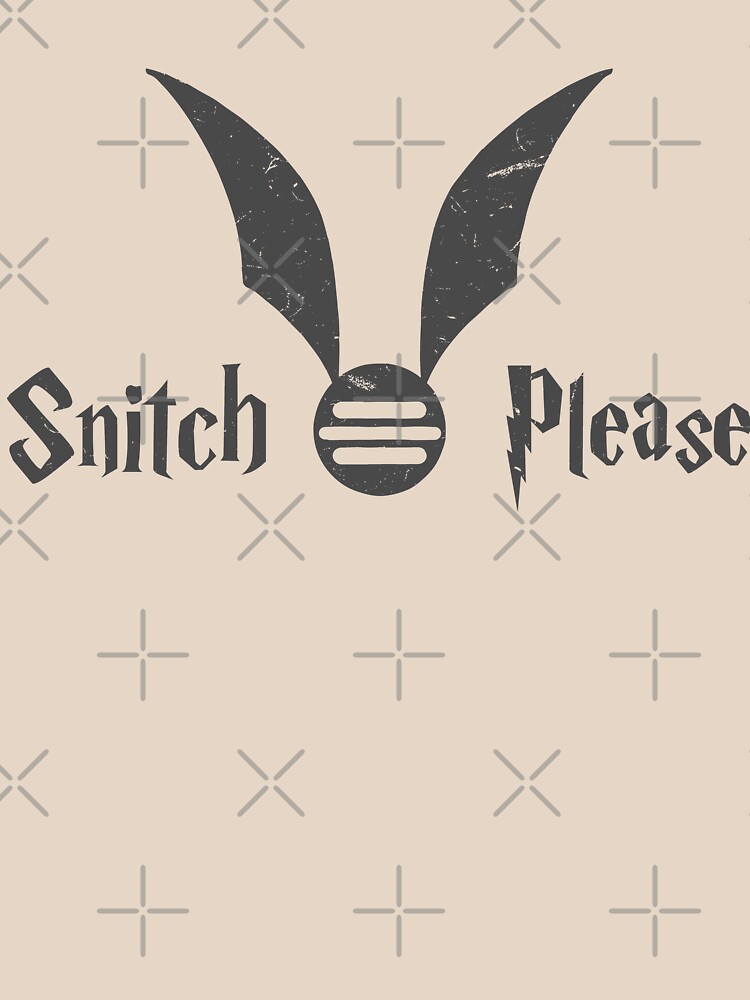 "Snitch Please" Essential T-Shirt for Sale by NinjaDesignInc | Redbubble