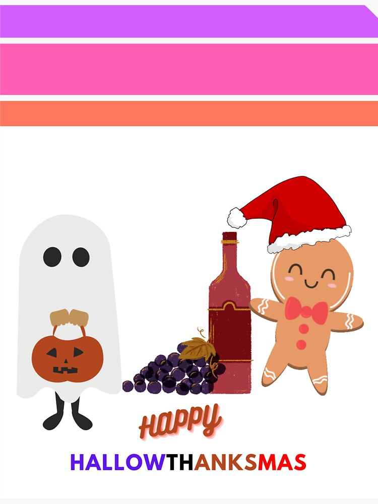 "Happy hallo thanks mas" Sticker for Sale by Aulooks | Redbubble