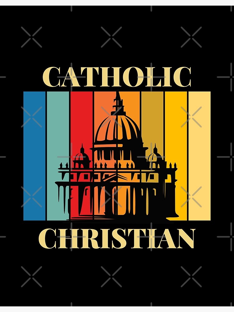 "Catholic Christian 80s style retro" Poster for Sale by ISBrunning ...