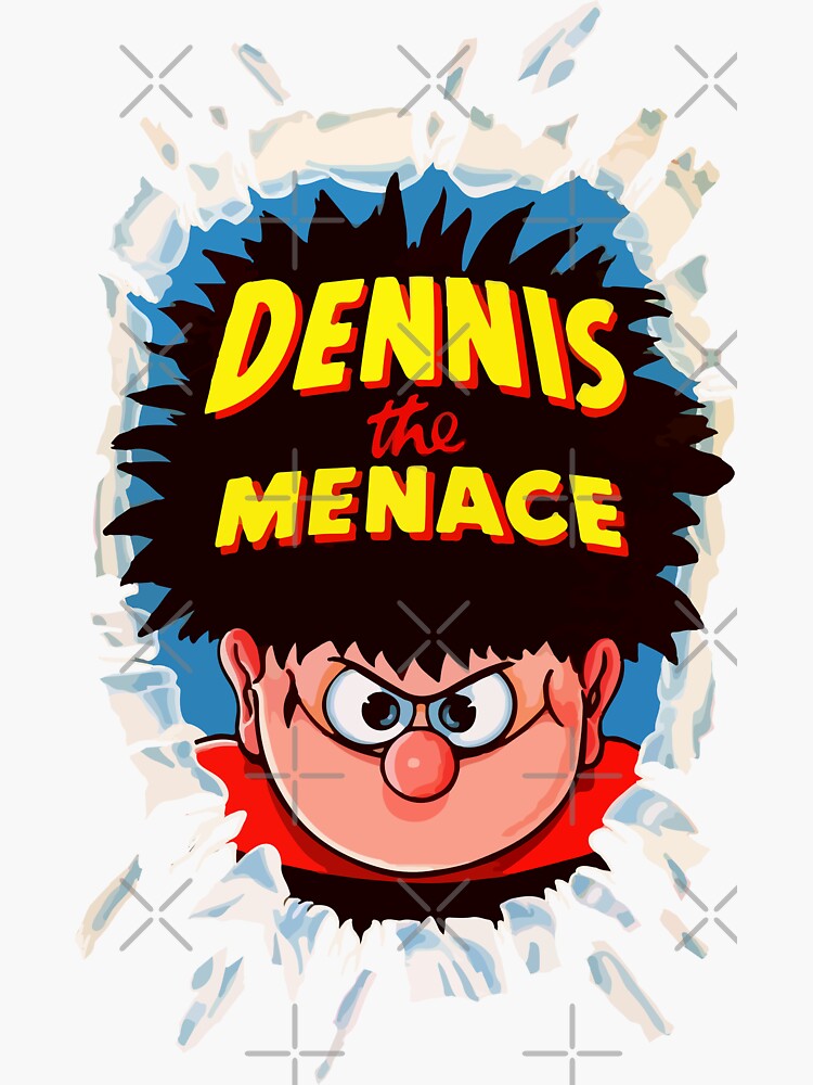 "The Beano Dennis The Menace" Sticker for Sale by xxXVintageXxx | Redbubble