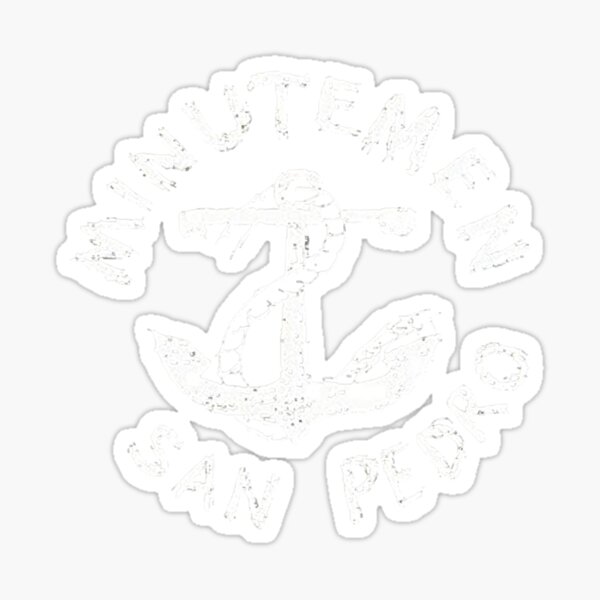"Minutemen san pedro shirt" Sticker for Sale by MelissaJohn02 | Redbubble