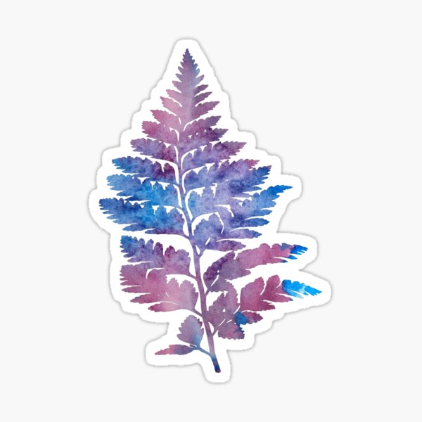 "Fern" Sticker for Sale by TheJollyMarten | Redbubble