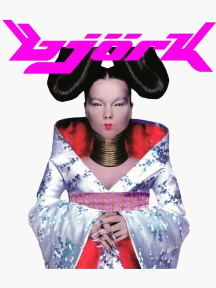"Bjork. - Homogenic" Sticker for Sale by dulbornekle | Redbubble