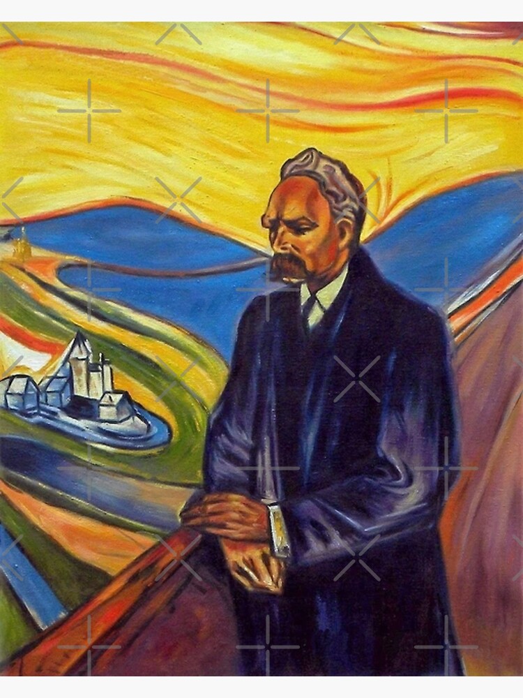 "Edvard Munch - Frederich Nietzsche , artwork by Edvard Munch " Art ...