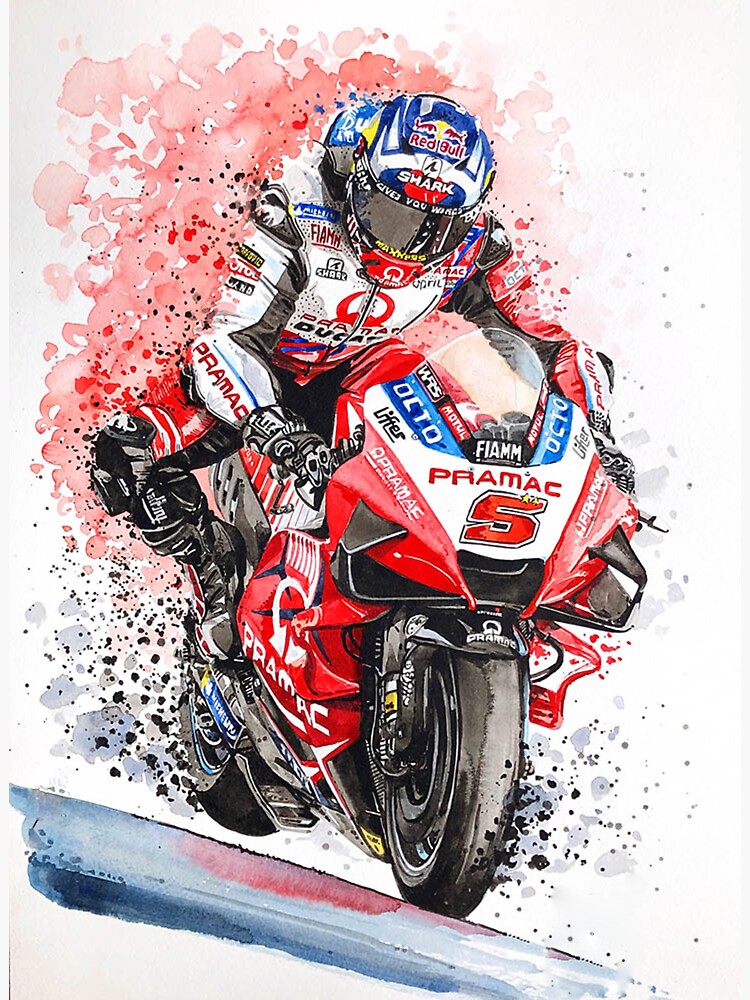 Sticker for Sale avec l'œuvre « Art Johann Zarco » de l'artiste edun234 ...