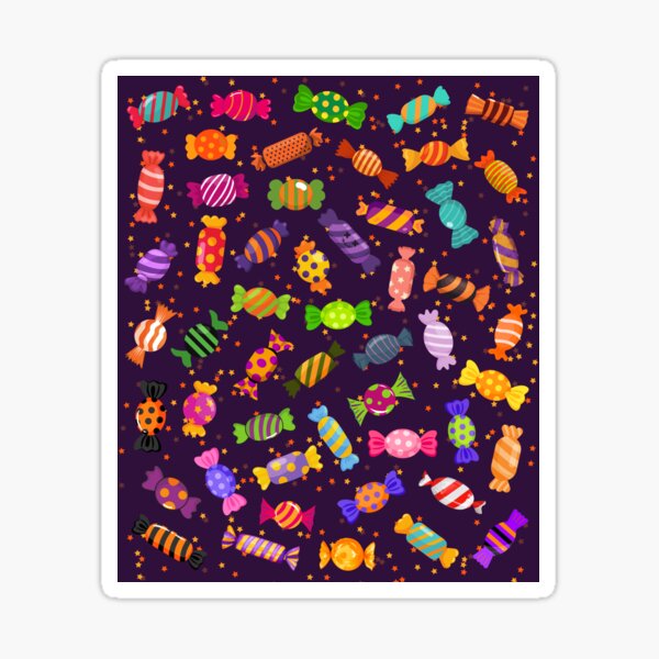 "Halloween candies" Sticker for Sale by TheCarthaginian | Redbubble