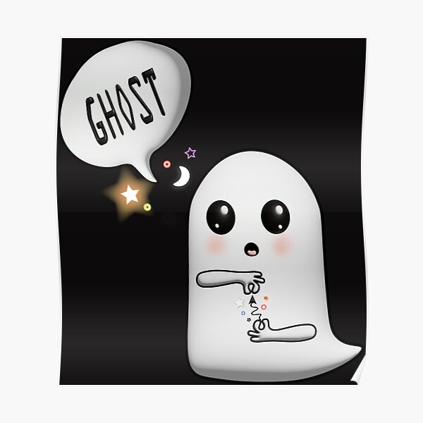 "Ghost in American Sign Language" Poster for Sale by DeafCreative1 ...
