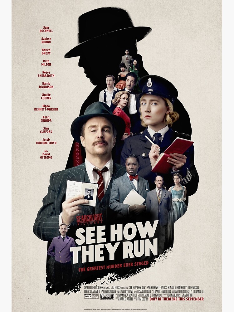 "See How They Run Poster" Poster for Sale by otakumangaa | Redbubble