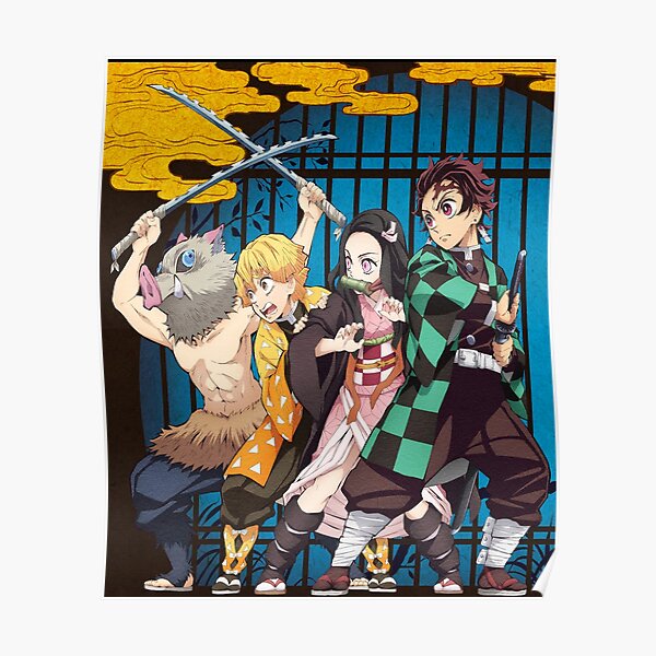 Póster «Kimetsu no yaiba regalos geniales» de tincvwuilas12 | Redbubble