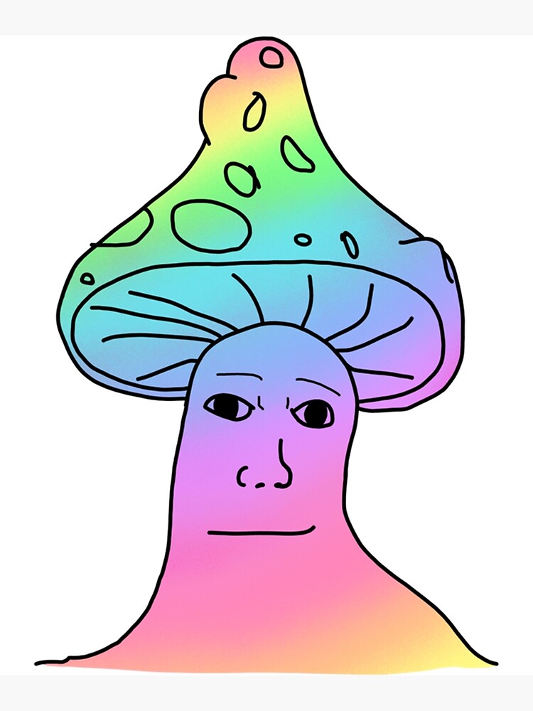 "Pilz Wojak. Shroomjak-Meme" Poster von FallOakland | Redbubble
