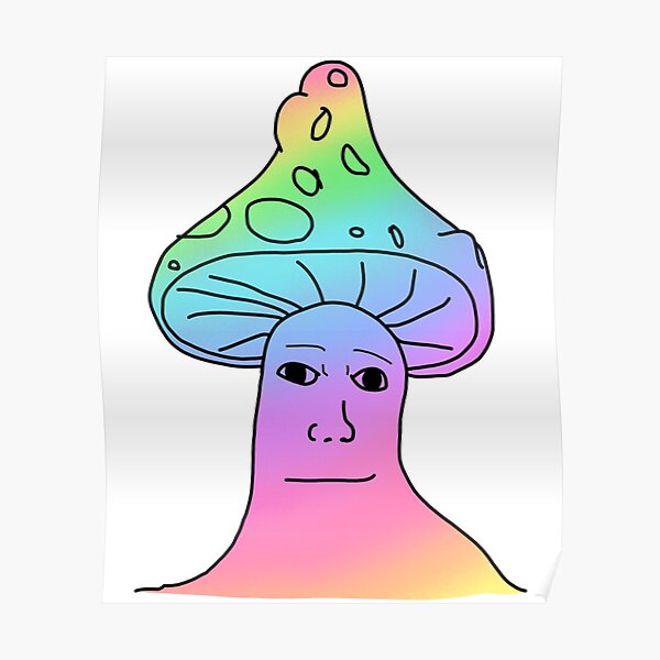 "Pilz Wojak. Shroomjak-Meme" Poster von FallOakland | Redbubble
