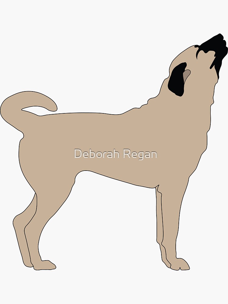 "Zeliha Kangal dog" Sticker by ReganArt | Redbubble
