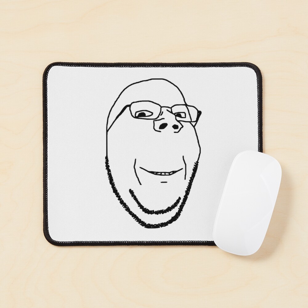 "Smiling Wholesome Wojak Soyjak " Art Board Print for Sale by ...